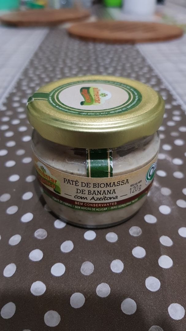 Patê de Biomassa de Banana com azeitona from Alimentar orgânico - Vegan ...