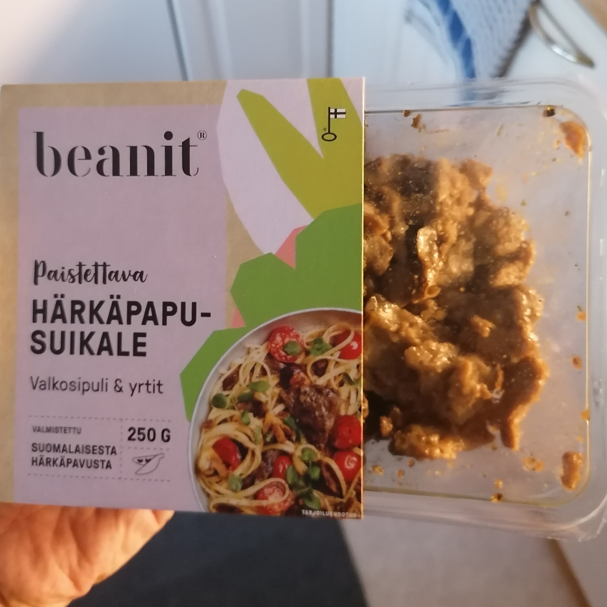 Härkäpapusuikale Valkosipuli & Yrtit from Beanit - Vegan Product ...