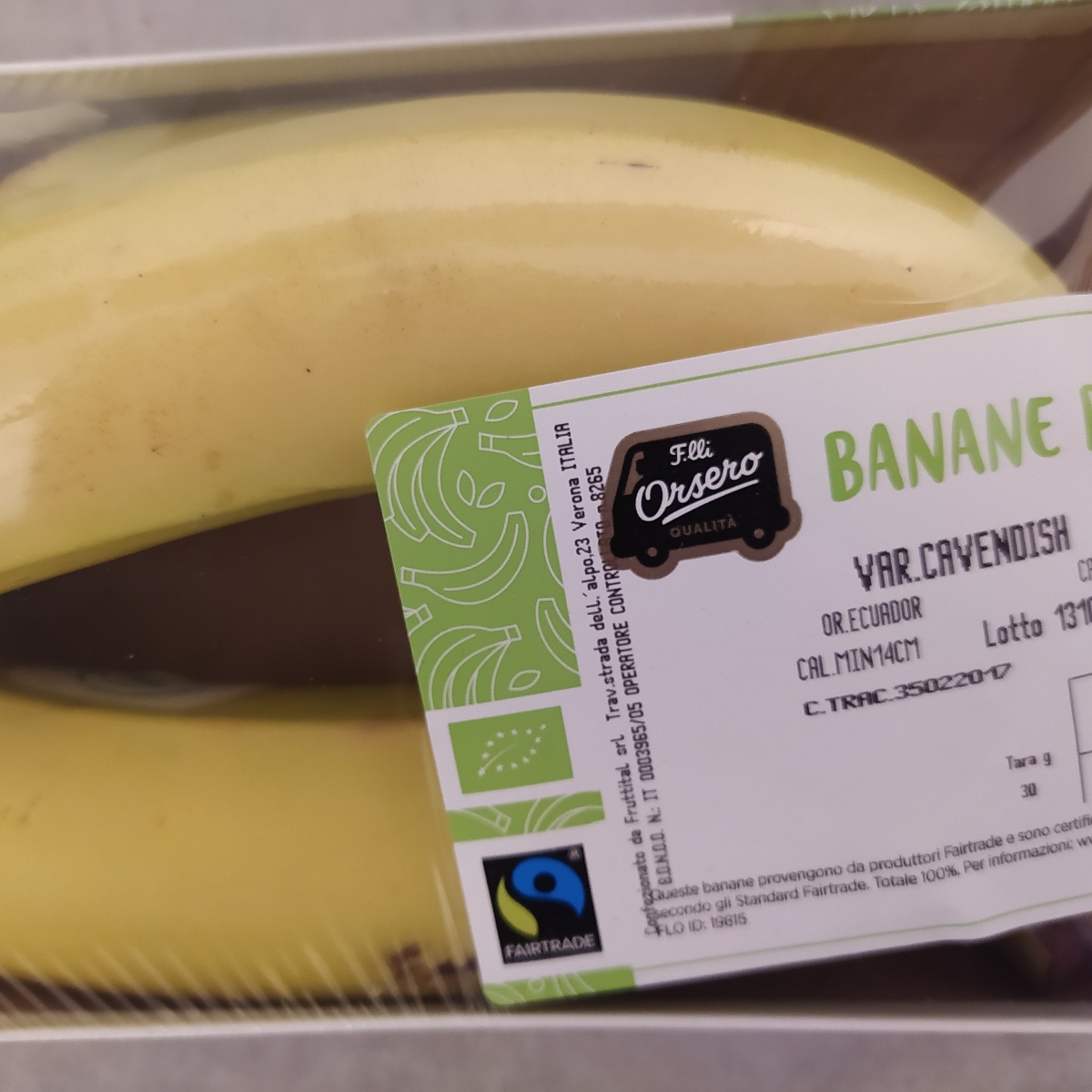 Banane bio from Orsero - Vegan Product Reviews & Ratings | abillion