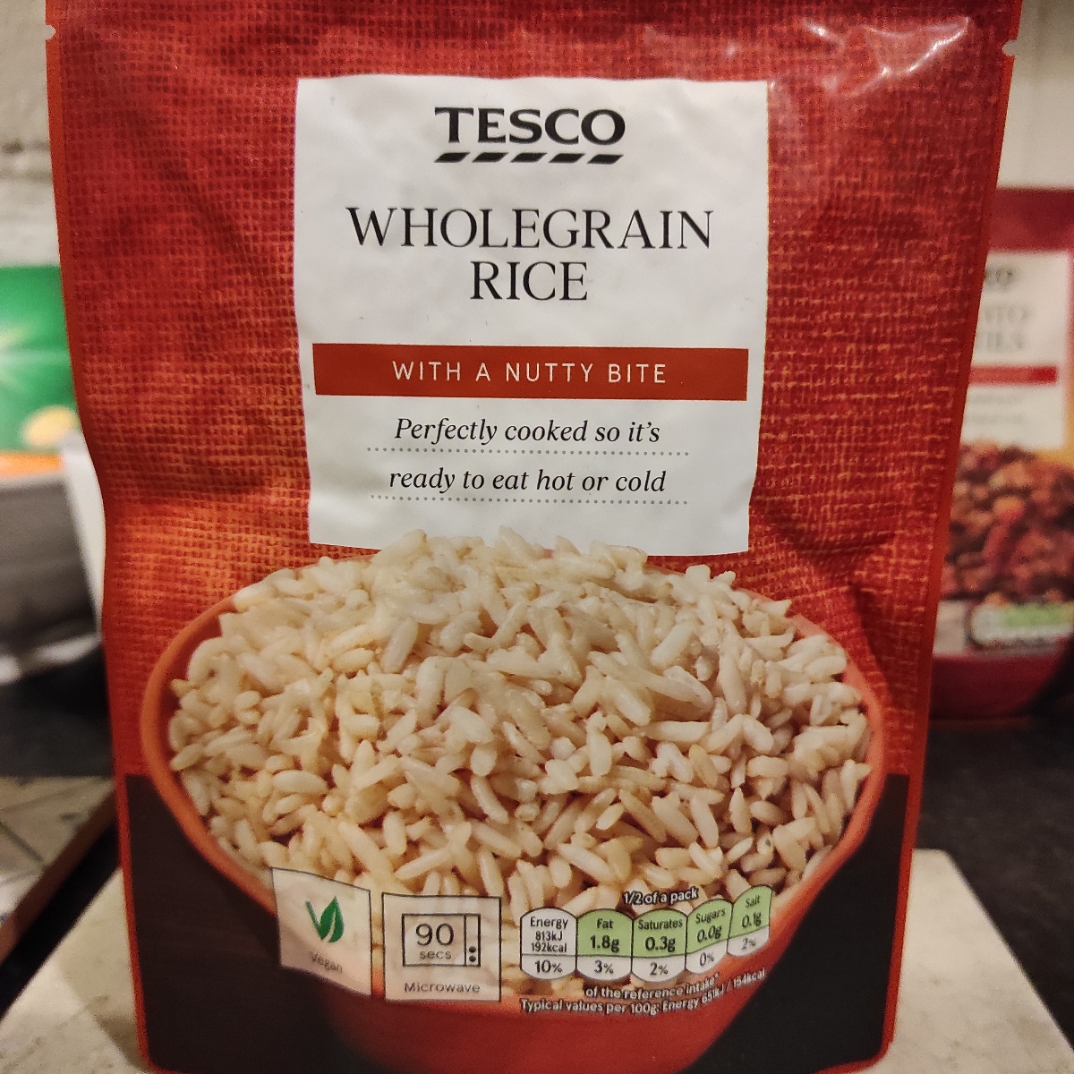 Wholegrain Rice from Tesco - Vegan Product Reviews & Ratings | abillion