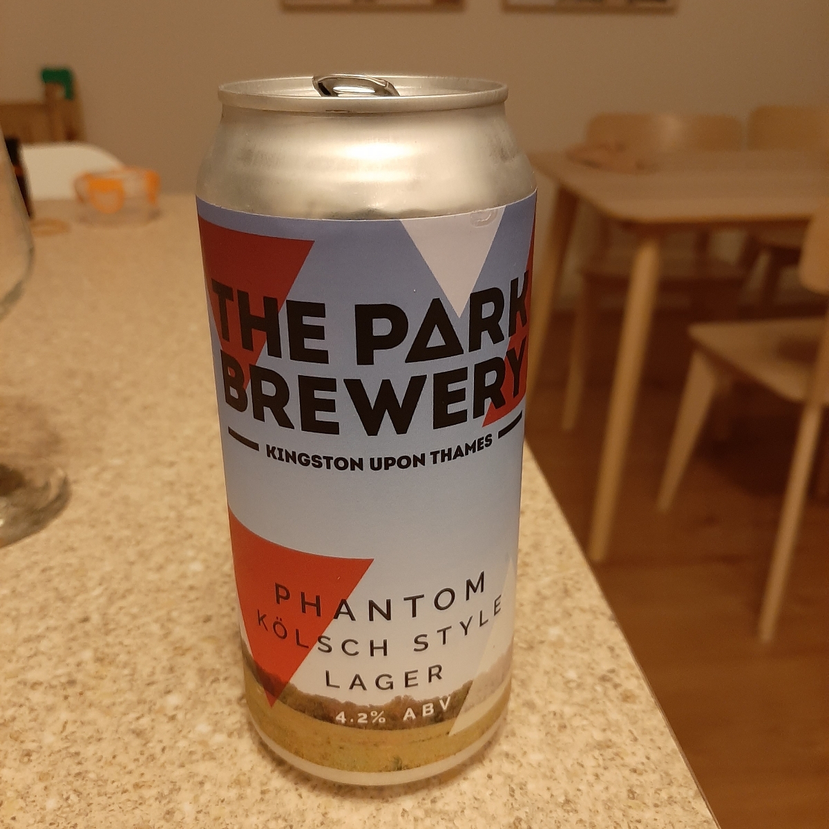Phantom kolsch style lager from The park brewery - kingston upon Thames ...