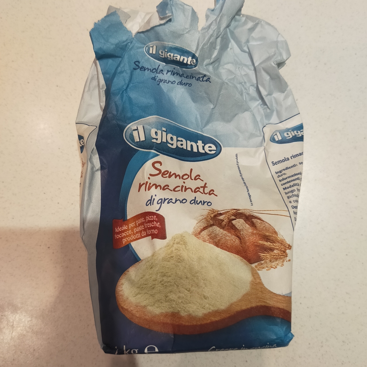 Semola rimacinata from Il Gigante - Vegan Product Reviews & Ratings ...