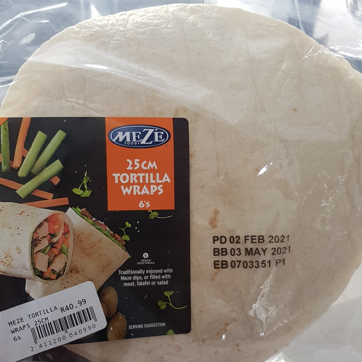 Tortilla wraps from Meze - Vegan Product Reviews & Ratings | abillion
