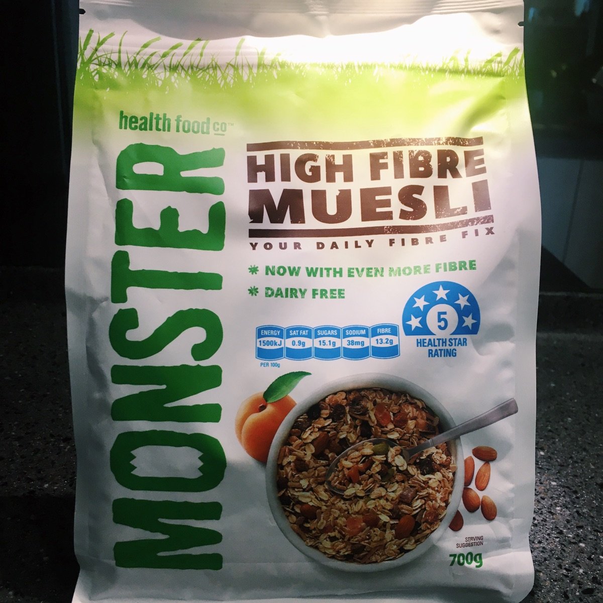 High Fibre Muesli from Monster Health Food Co - Vegan Product Reviews ...