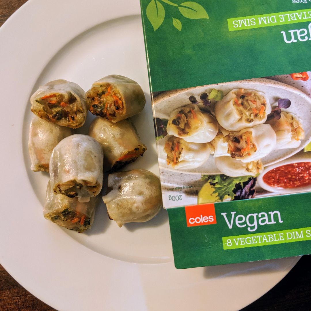 Vegan dim sims from Coles - Vegan Product Reviews & Ratings | abillion