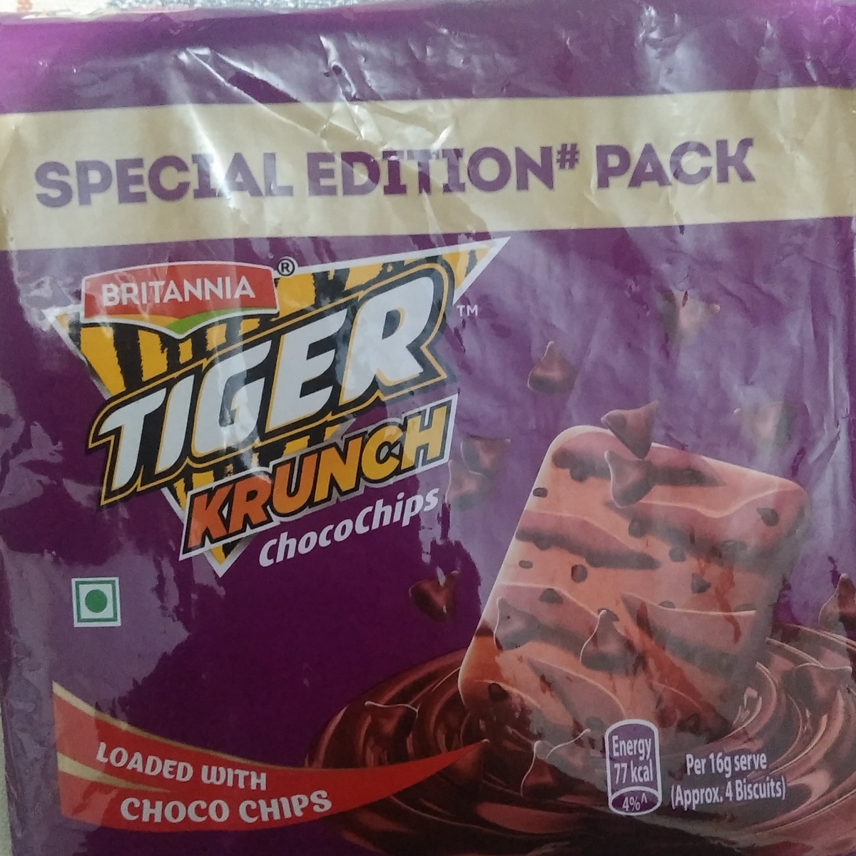 Tiger Krunch ChocoChips from Britannia - Vegan Product Reviews ...