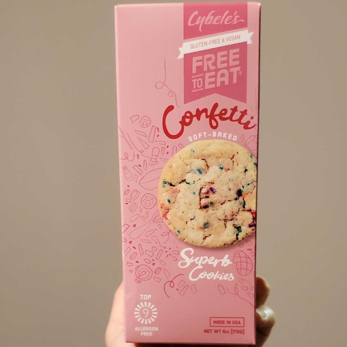 Confetti Cookies from Cybele's - Vegan Product Reviews & Ratings | abillion