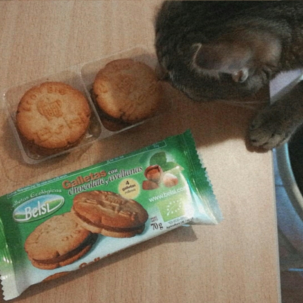 Galletas ecológicas con chocolate y avellanas from Belsi - Vegan ...