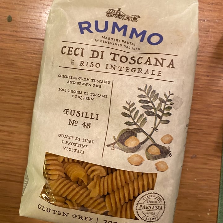 Rummo Chickpeas and Brown rice Fusilli Review | abillion