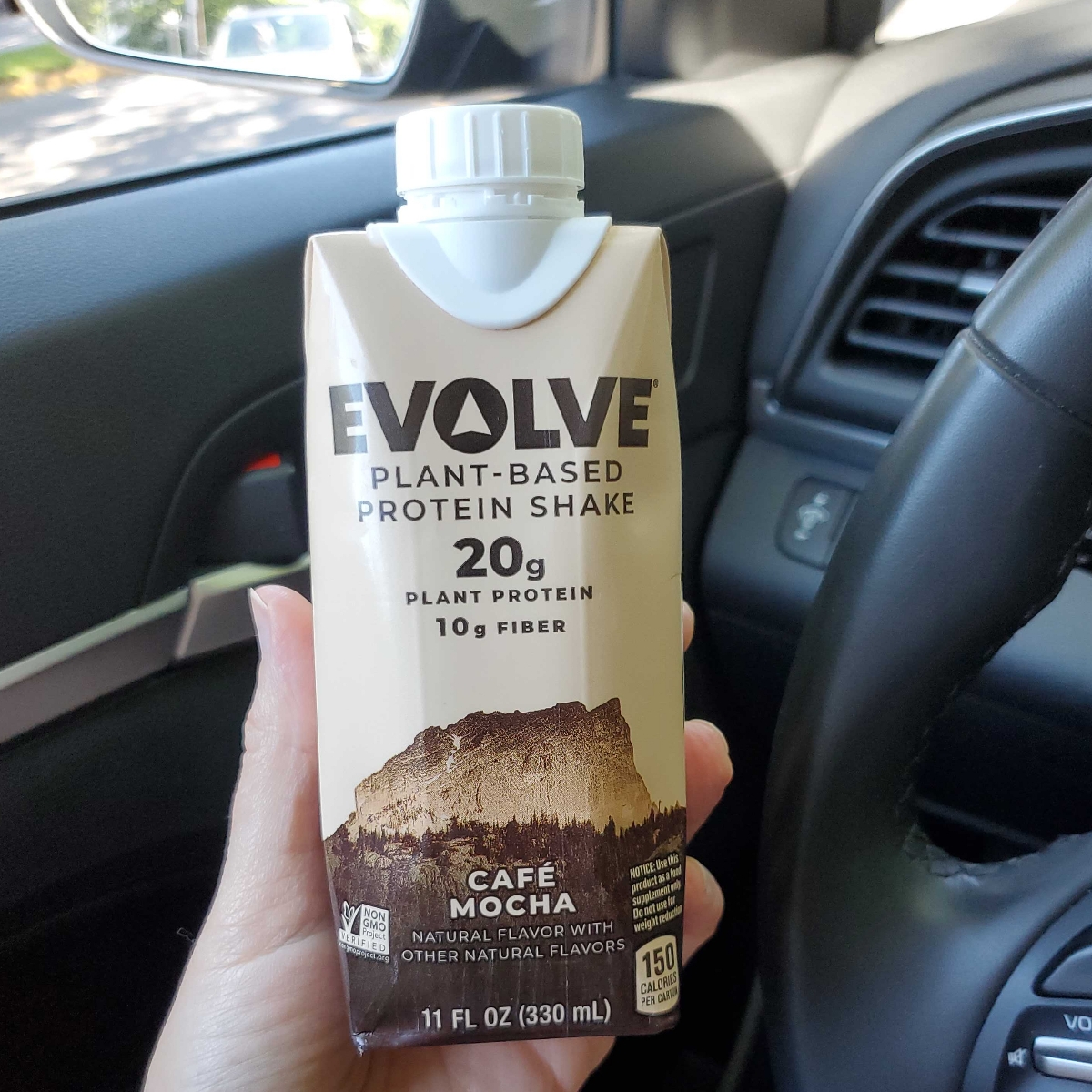 Plant-based protein shake cafe mocha from Evolve - Vegan Product ...