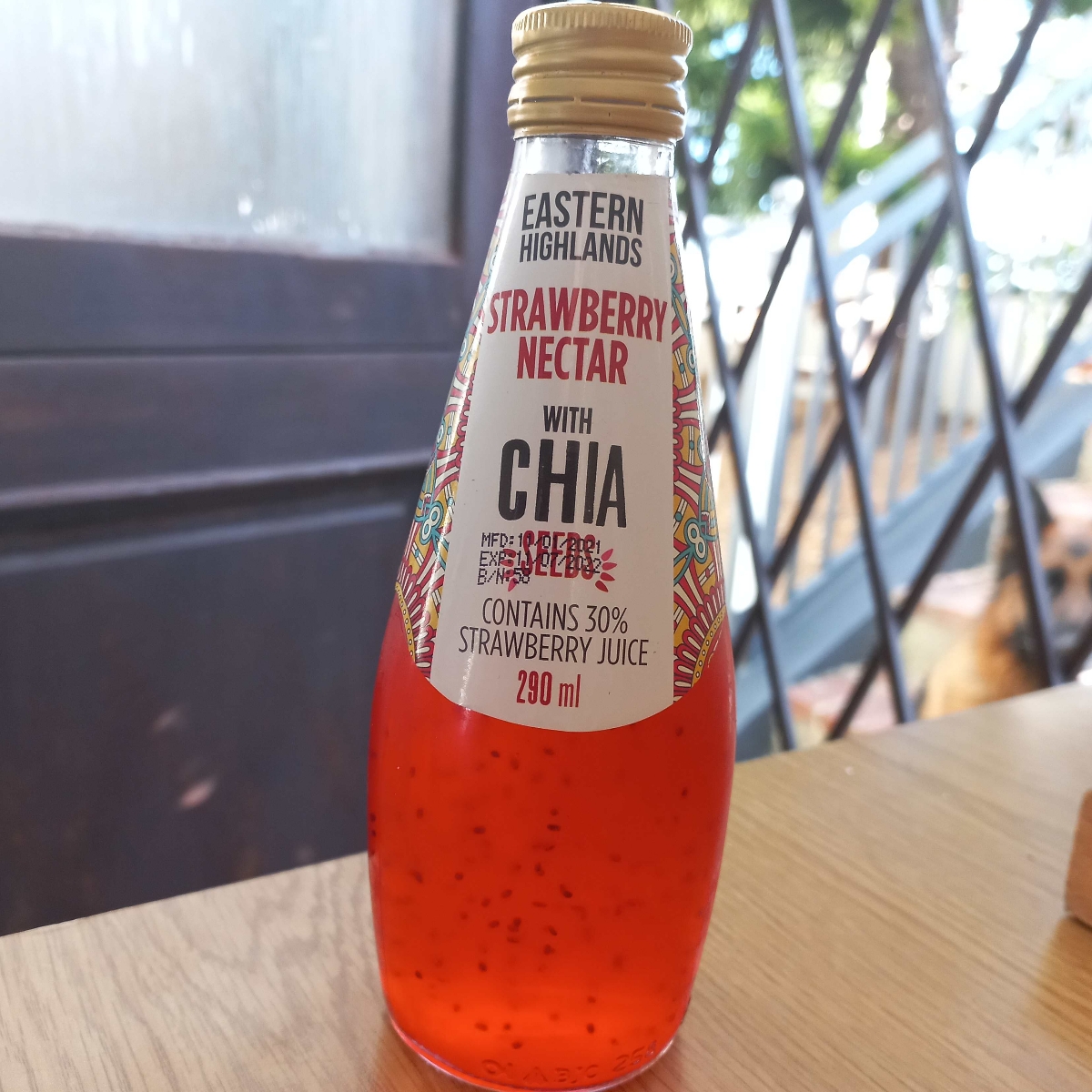 Strawberry nectar with chia seeds from Eastern Highlands - Vegan ...