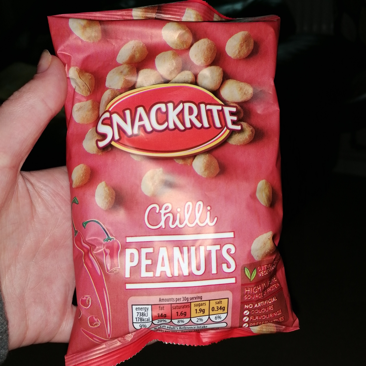 Chilli Peanuts from SnackRite - Vegan Product Reviews & Ratings | abillion