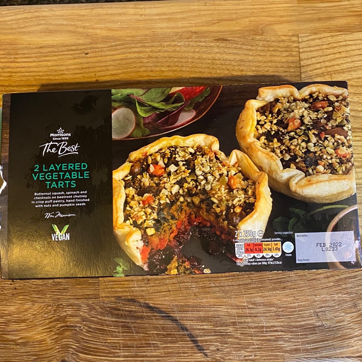2 layered vegetable tarts from Morrisons - Vegan Product Reviews ...
