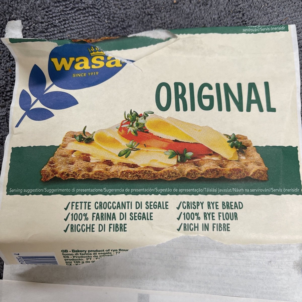 Wasa original from Pam & PANORAMA - Vegan Product Reviews & Ratings ...