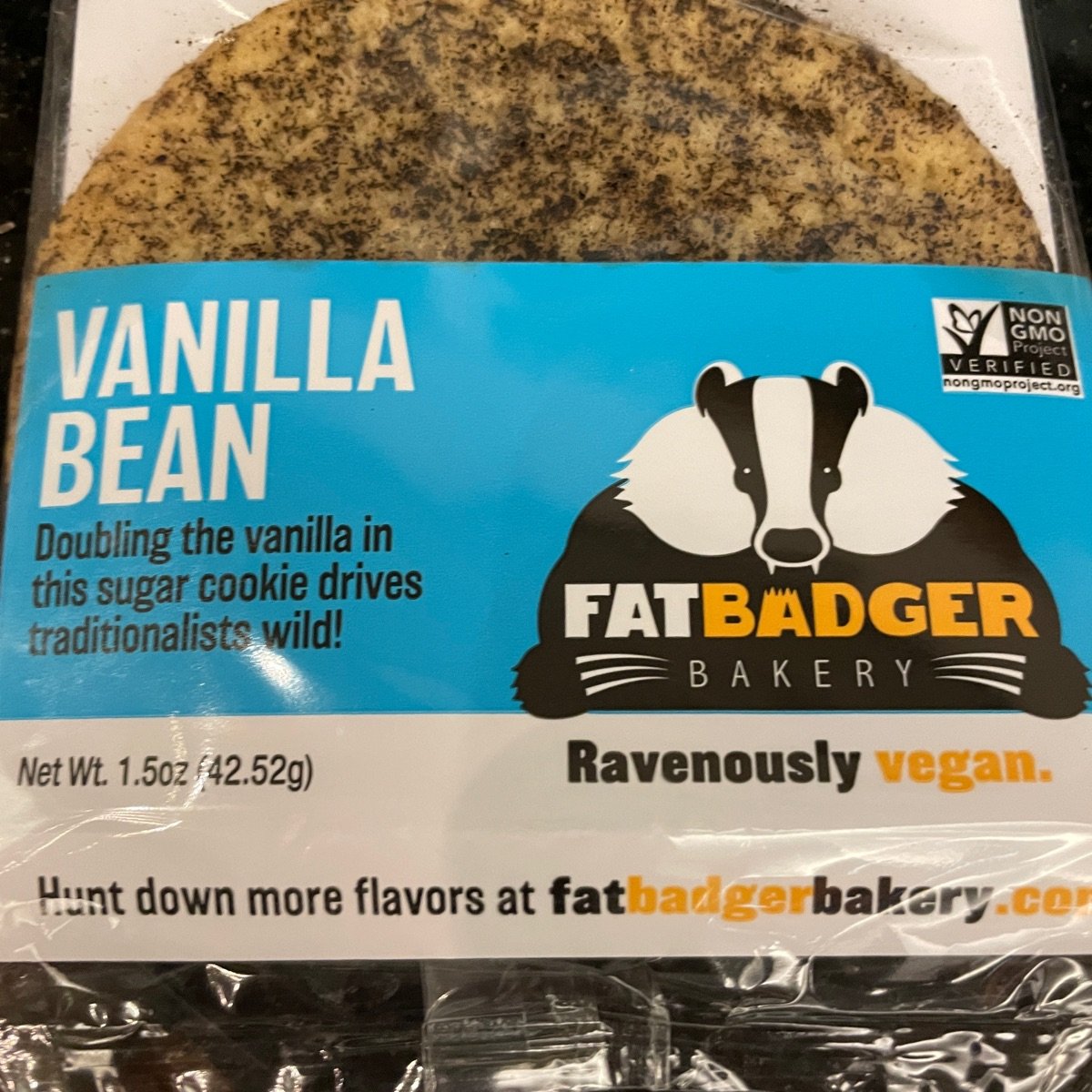Vanilla Bean Cookie from Fat Badger Bakery - Vegan Product Reviews ...