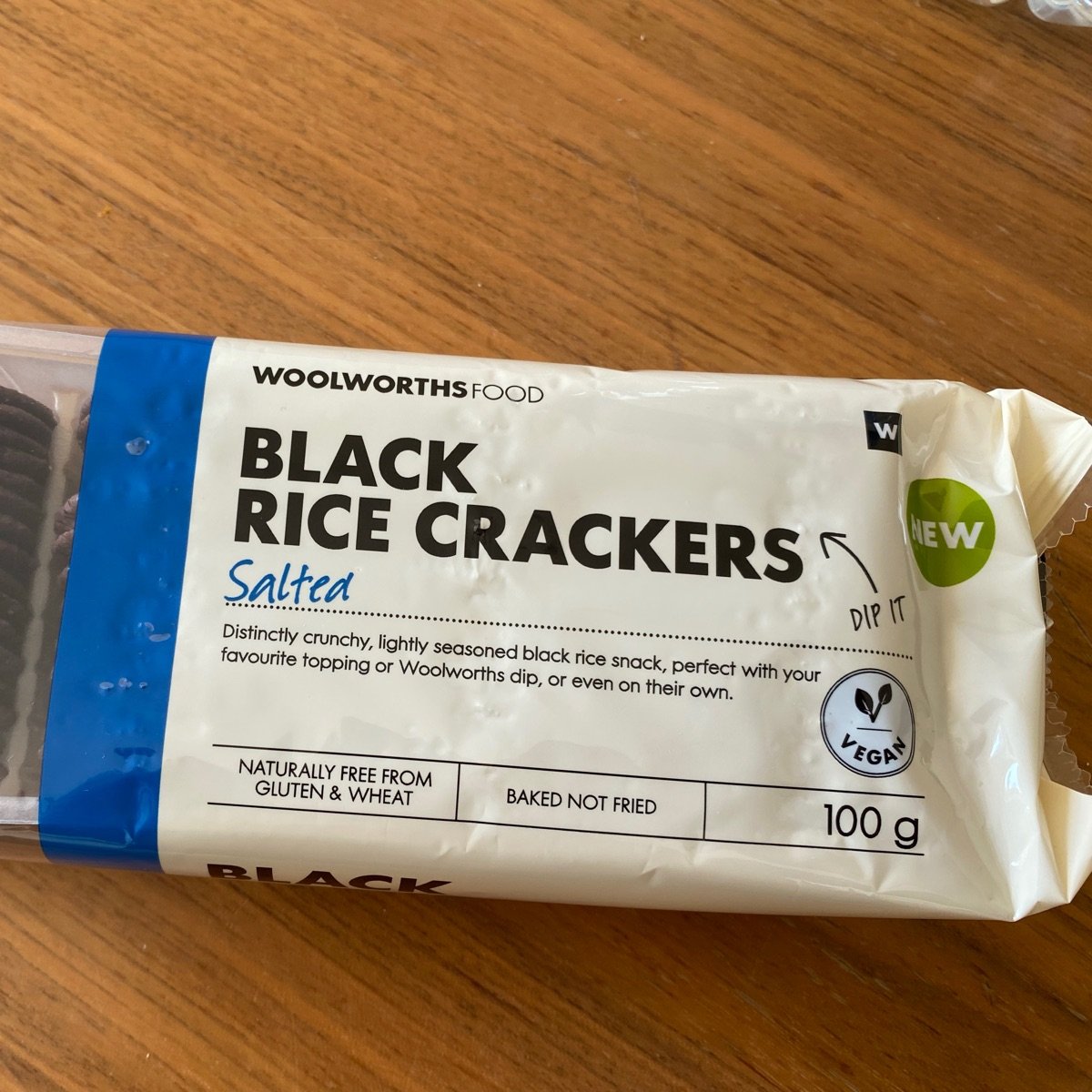 Black rice crackers from Woolworths Food - Vegan Product Reviews ...