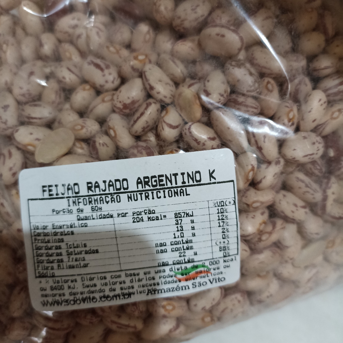 Feijão Rajado Argentino from Armazém São Vito - Vegan Product Reviews ...