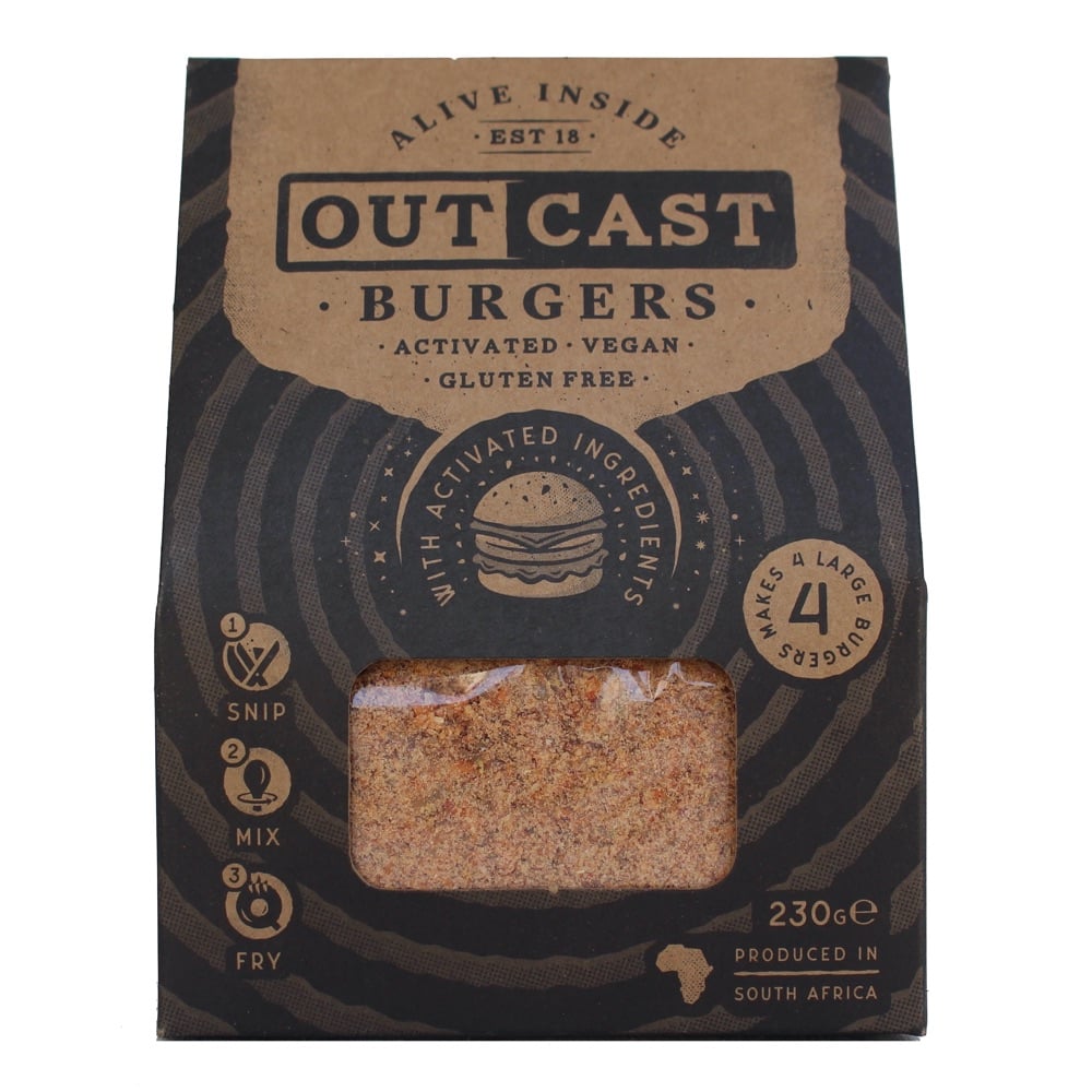 Activated Burger Mix from Outcast Foods - Vegan Product Reviews ...