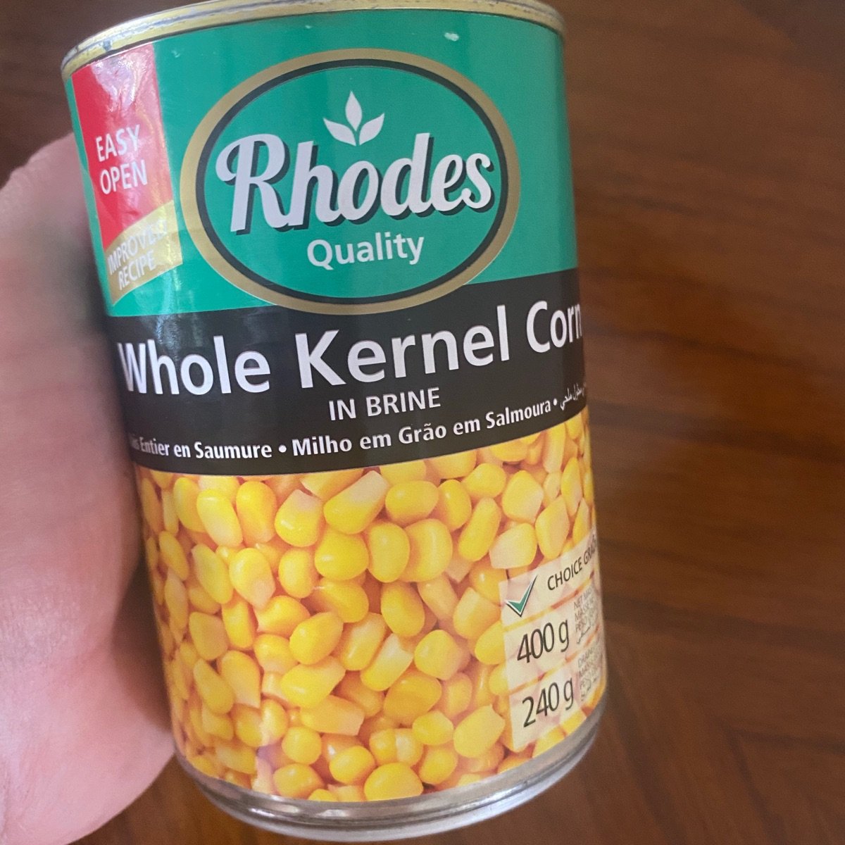 Corn in brine from Rhodes - Vegan Product Reviews & Ratings | abillion