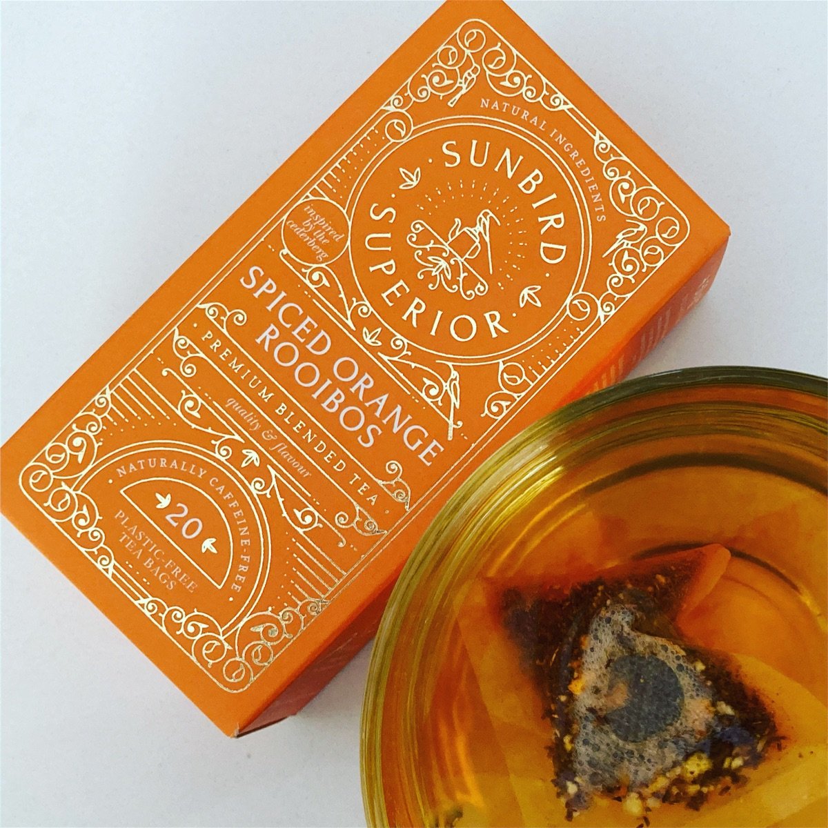 Spiced Orange Rooibos Tea from Sunbird - Vegan Product Reviews ...