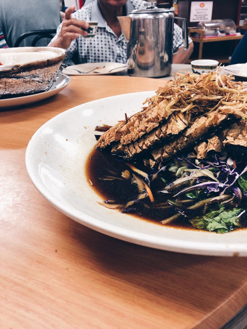Crispy ‘Cod’ Fish in Soy Sauce at RESTORAN VEGETARIAN SUI YAN, Iskandar ...