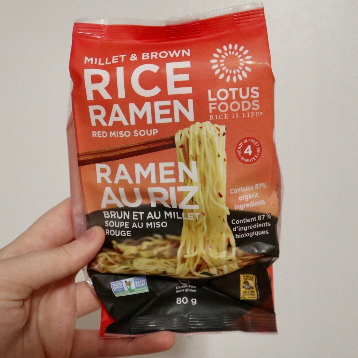 Lotus Foods - Rice Is Life Rice Ramen Red Miso Soup 评价 | abillion