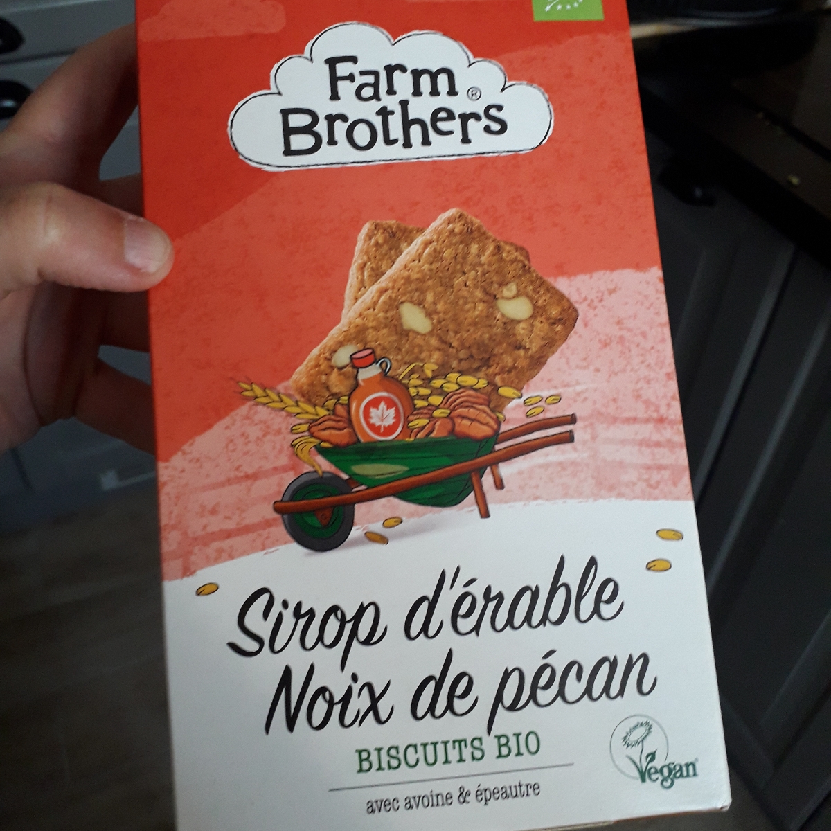 Sirop d'érable Noix de pécan (Biscuits Bio) from Farm Brothers - Vegan ...