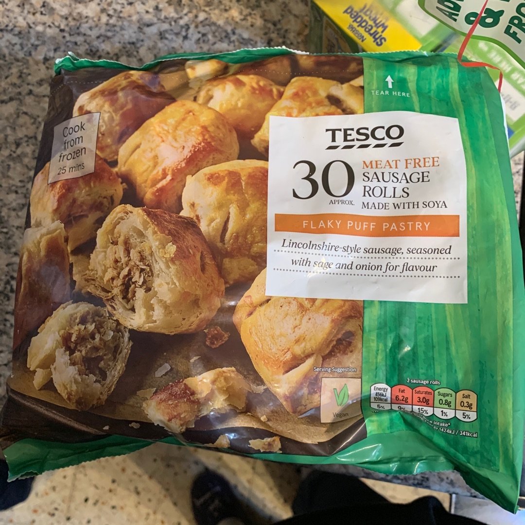 Tesco meat free sausage rolls 评价 | abillion