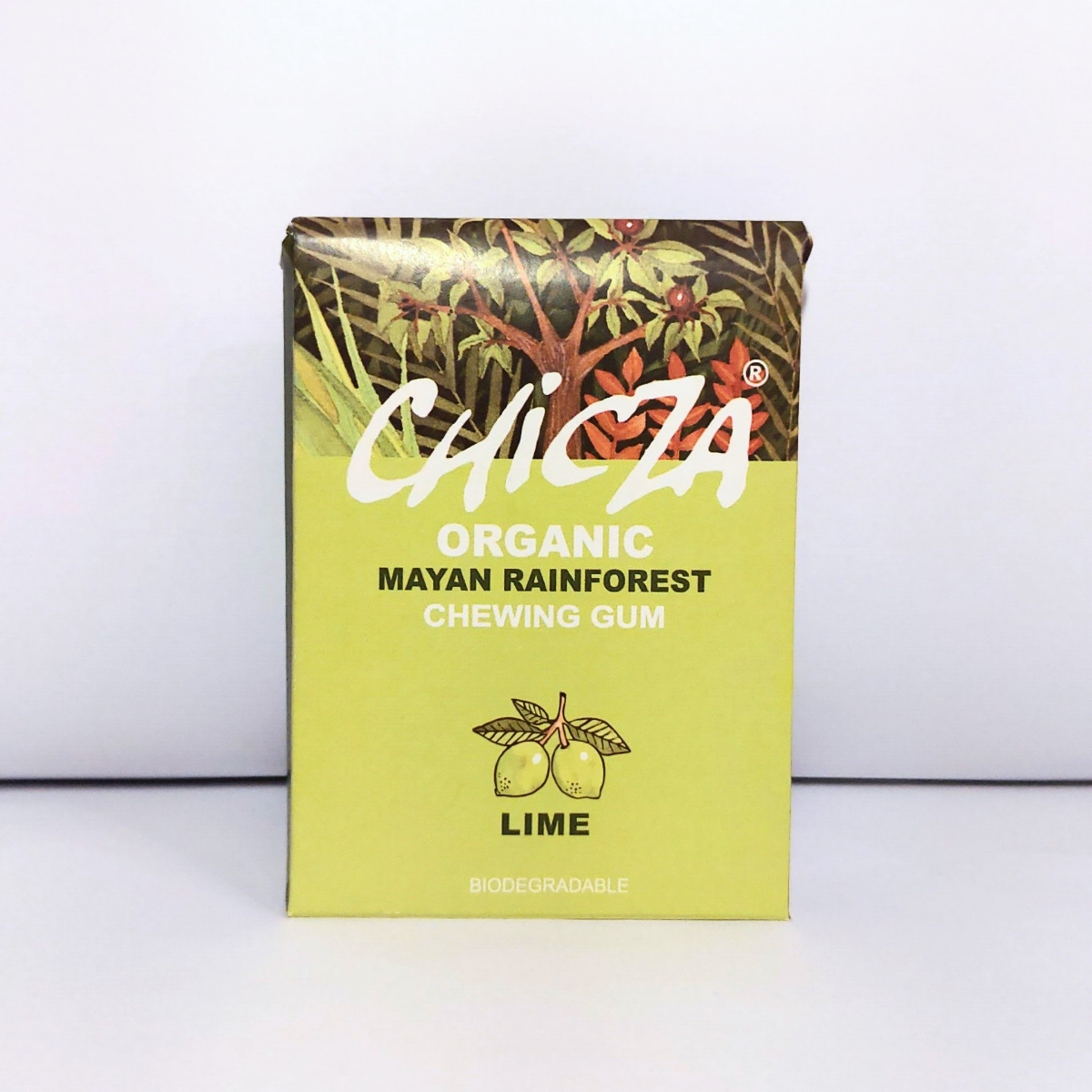 Organic Mayan Rainforest Chewing Gum: Lime from Chicza - Vegan Product ...