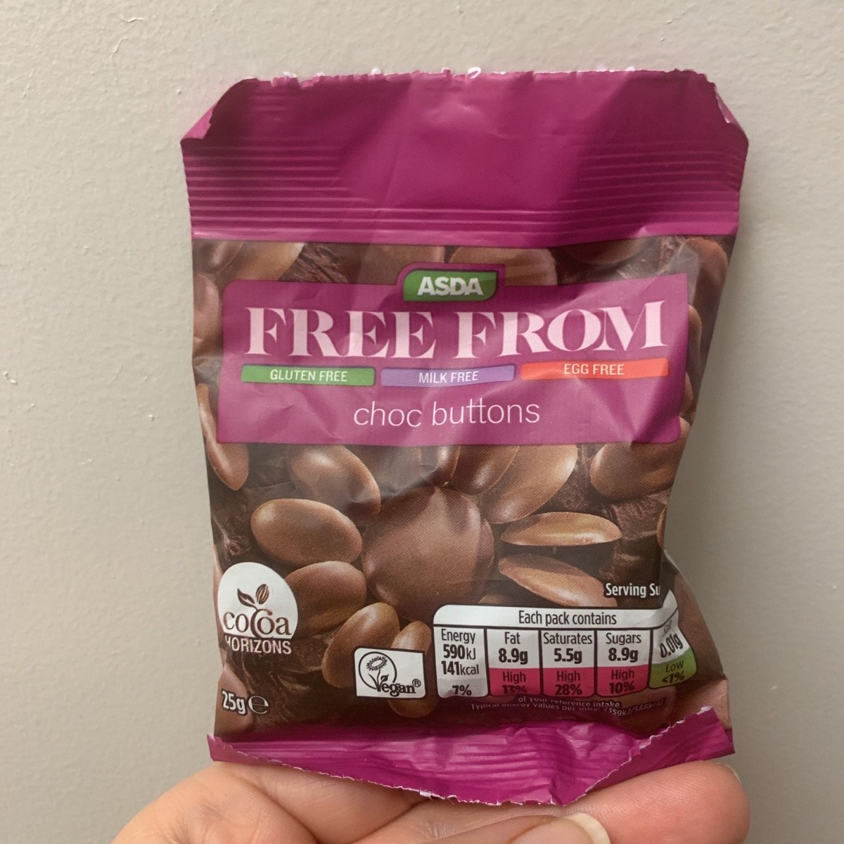 Free from choc buttons from ASDA - Vegan Product Reviews & Ratings ...