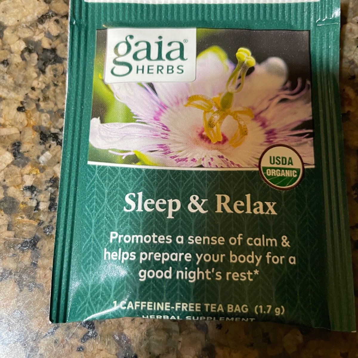 Sleep & relax caffeine-free tea from Gaia Herbs - Vegan Product Reviews ...