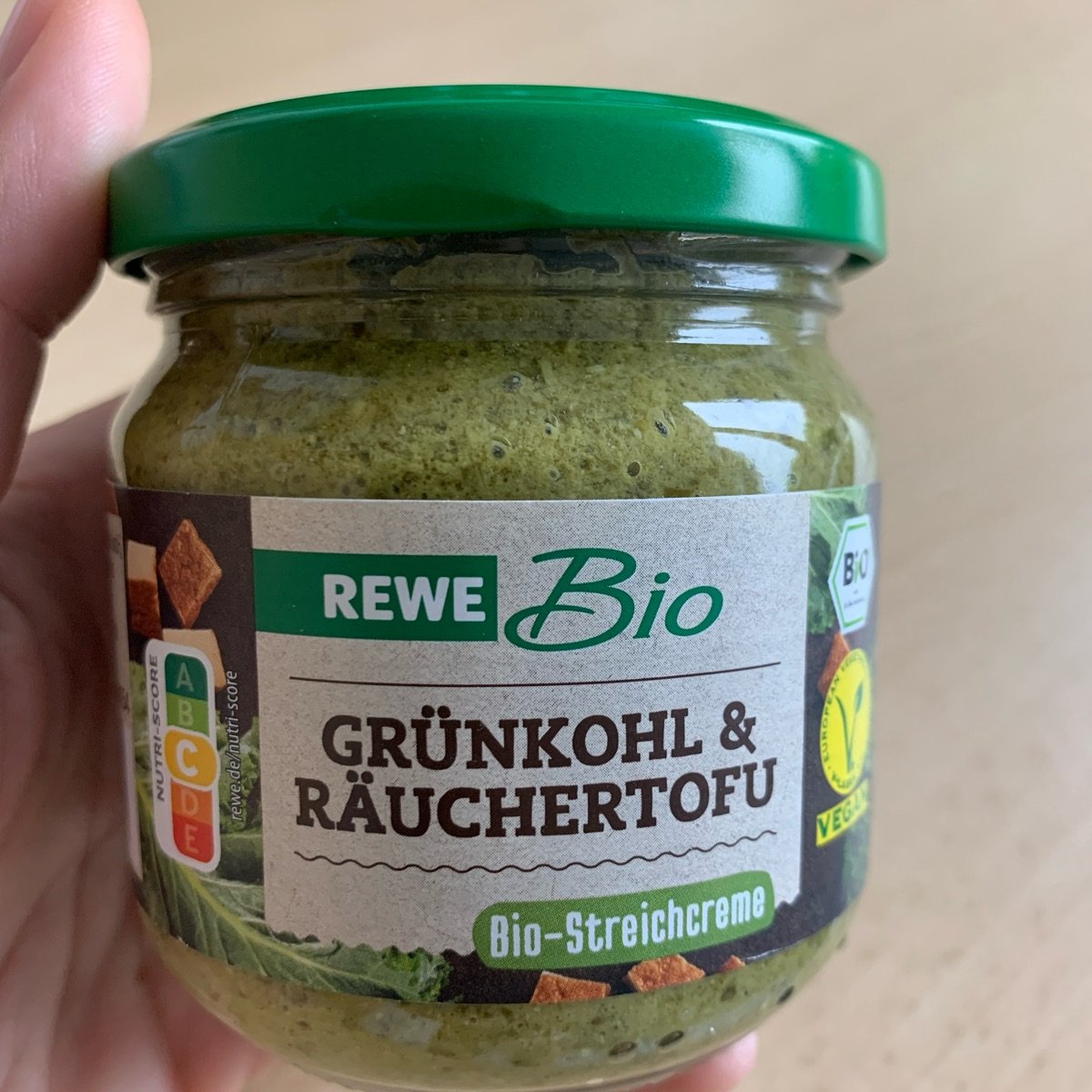 Bio-Streichcreme Grünkohl & Räuchertofu from Rewe Bio - Vegan Product ...