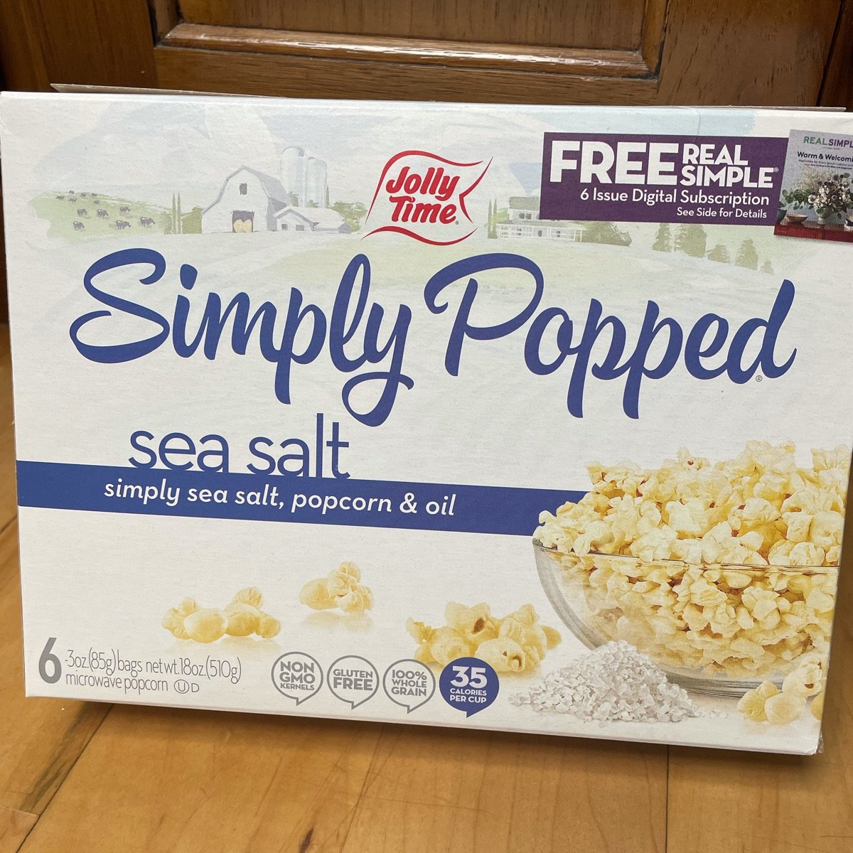 Simply Popped Sea Salt Popcorn from Jolly Time - Vegan Product Reviews ...