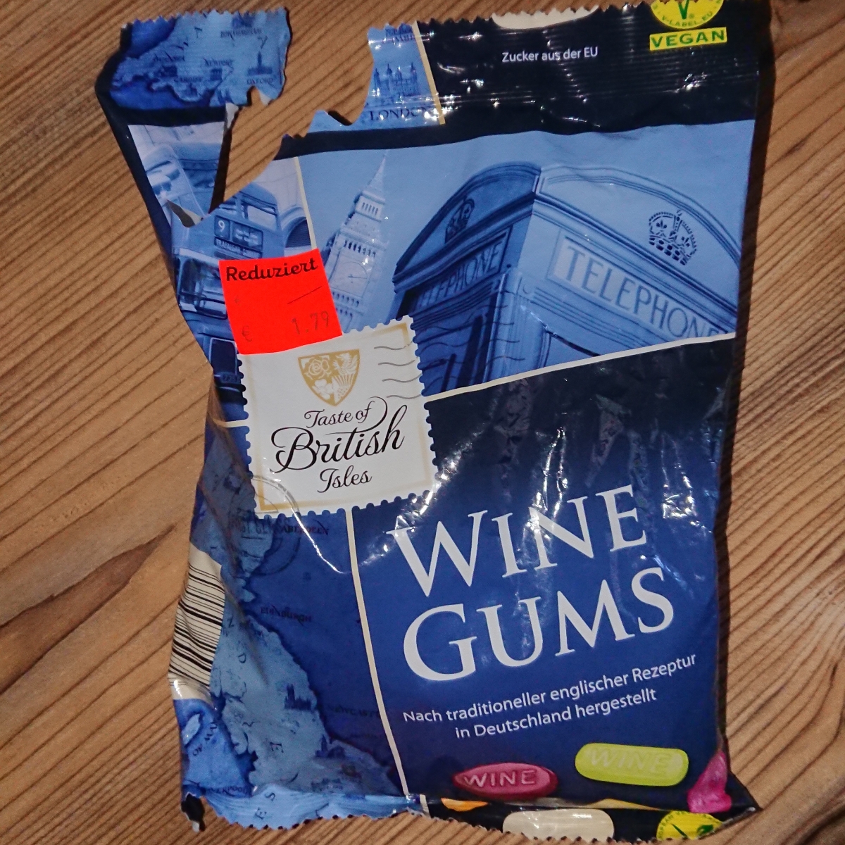 Taste Of British Isles Wine Gums from Taste of British Isles - Vegan ...