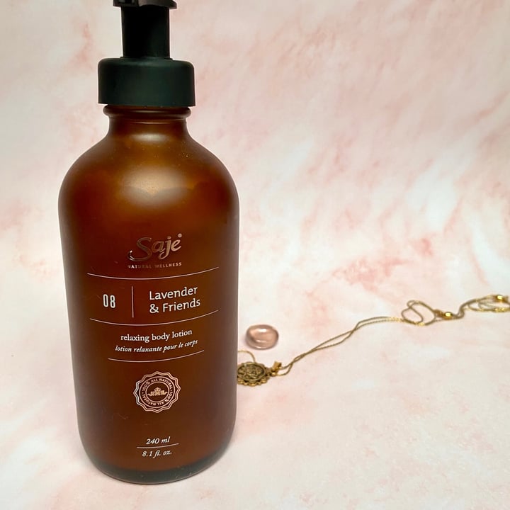 Saje Natural Wellness Lavender & Friends Relaxing Body Lotion Review ...