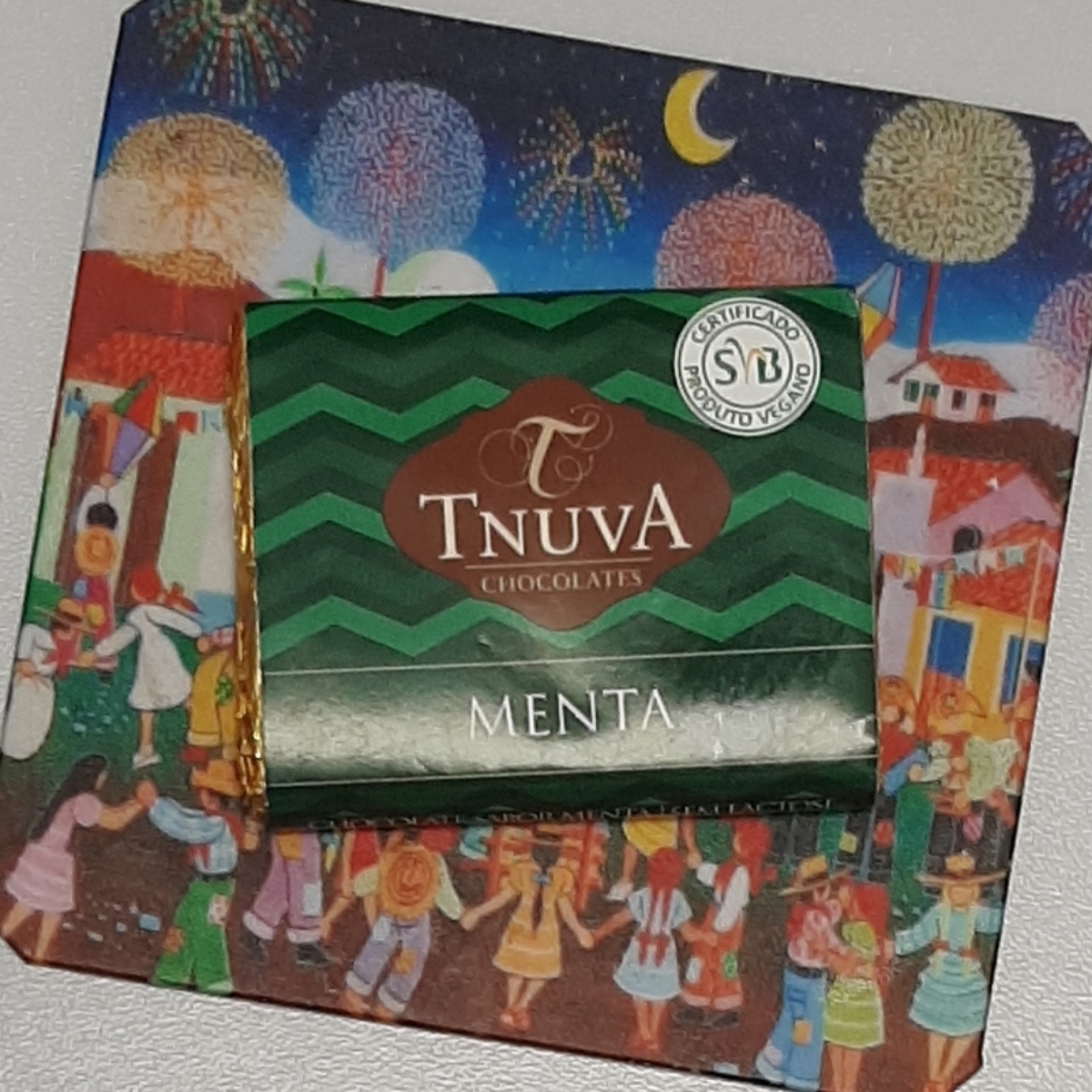 Tabletinho de chocolate sabor menta from Tnuva chocolates - Vegan ...