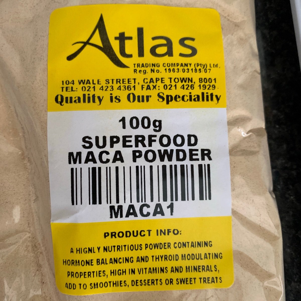 Superfood Maca Powder from Atlas Trading Co. - Vegan Product Reviews ...