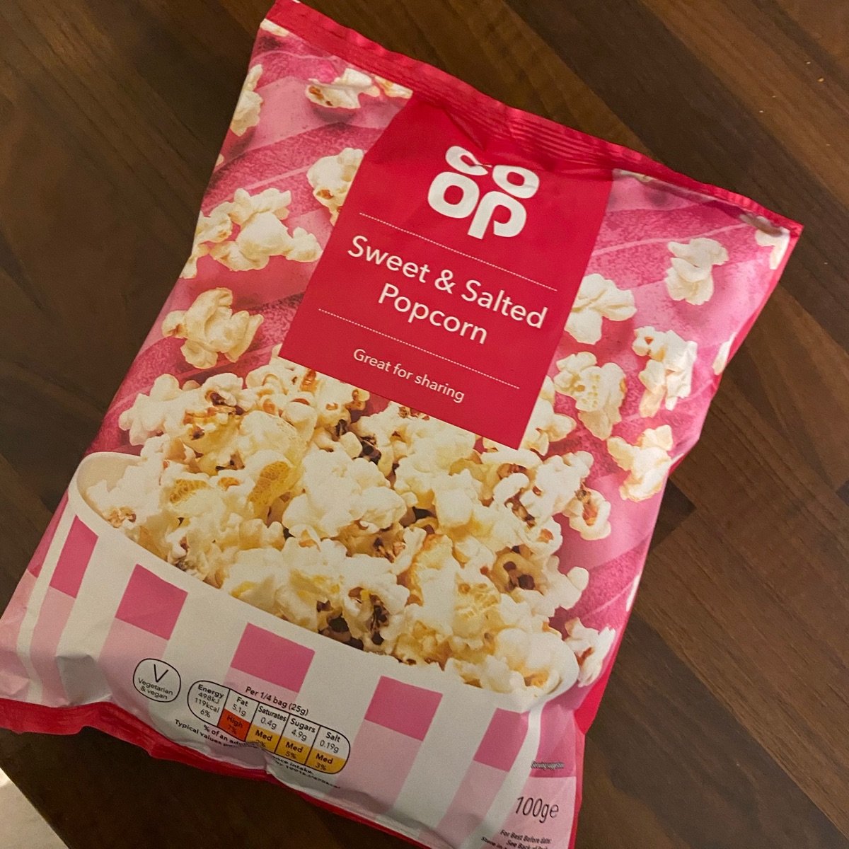 Sweet and salted popcorn from Coop - Vegan Product Reviews & Ratings ...