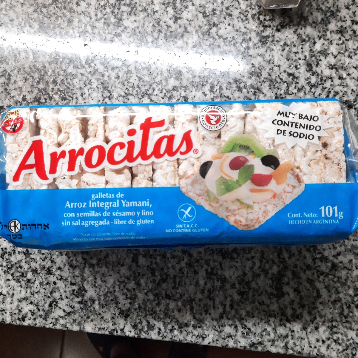 Galletas de Arroz Integral Yamani con Sesamo y Linaza, sin Sal from ...