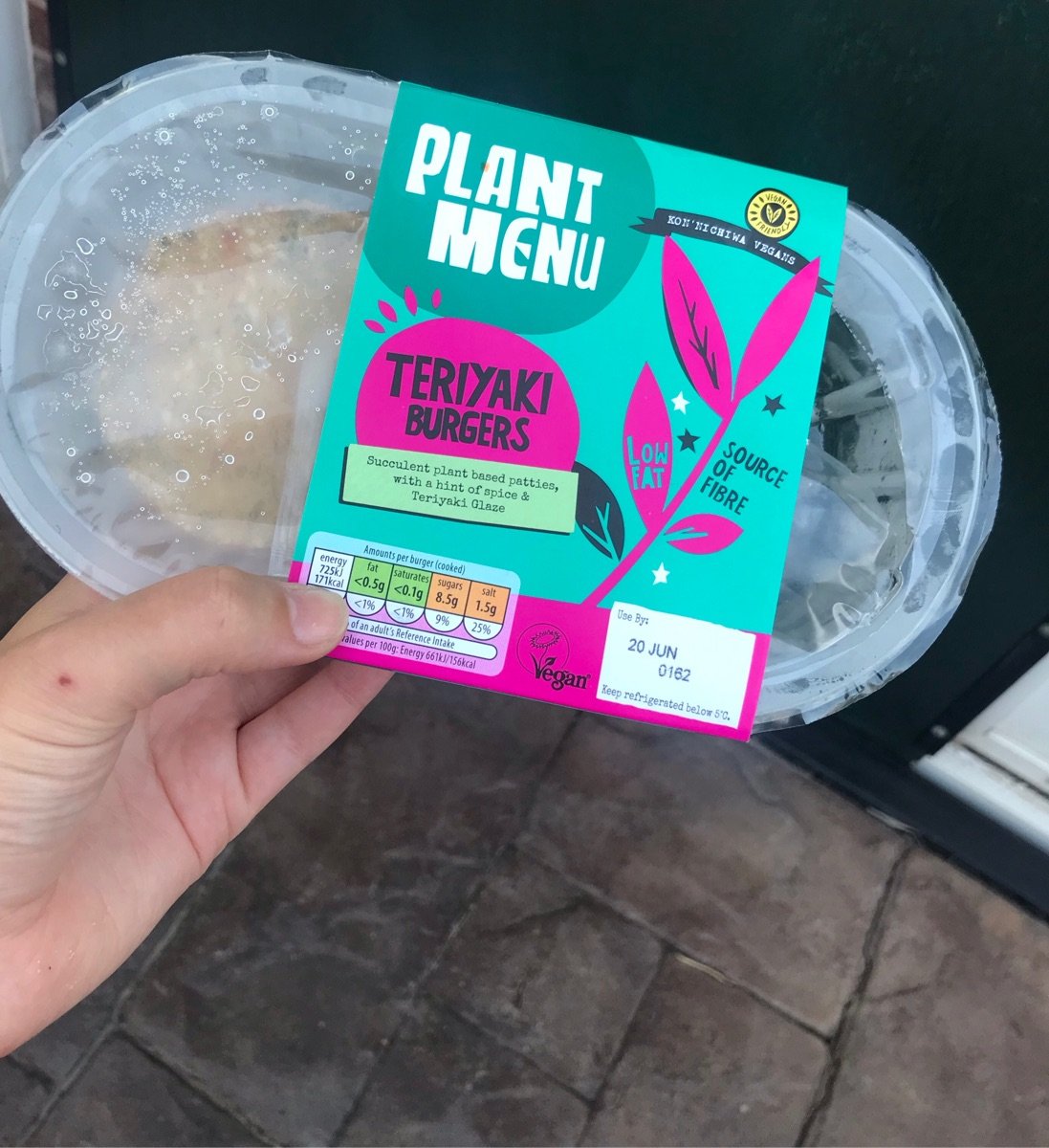 Plant menu terriaki burger from ALDI - Vegan Product Reviews & Ratings ...