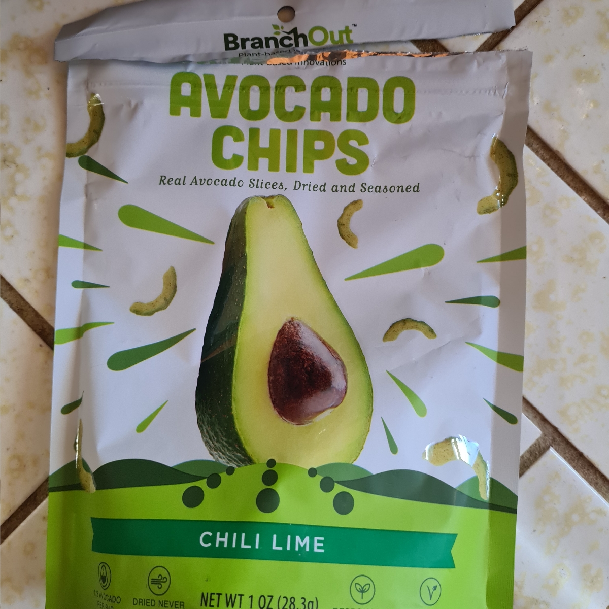 Avocado chips from Branch out - Vegan Product Reviews & Ratings | abillion