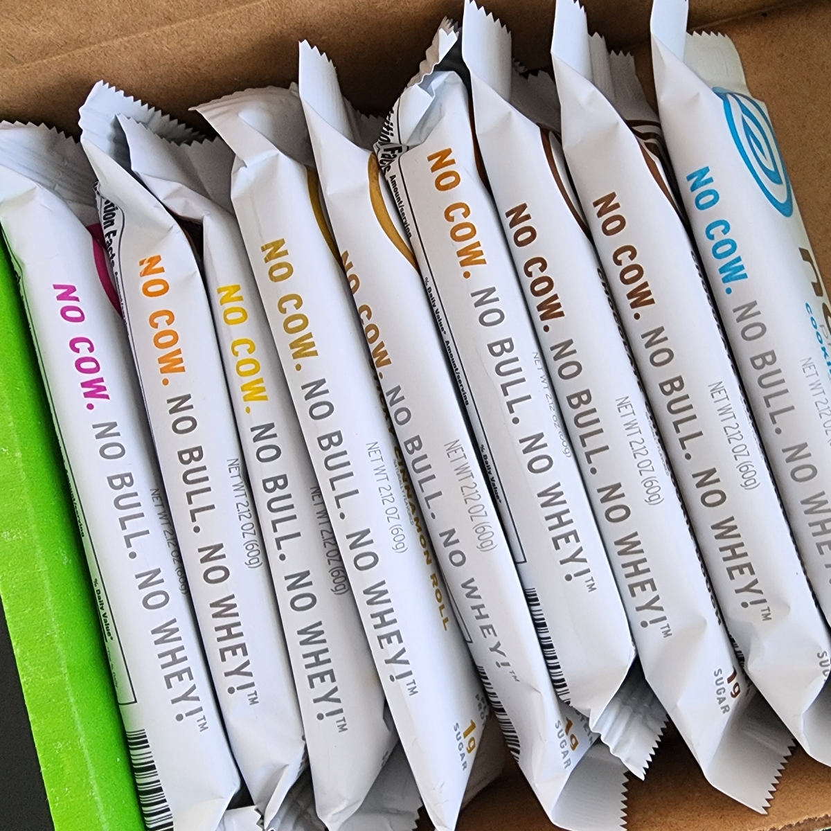 Protein bar (assorted flavors) from No Cow - Vegan Product Reviews ...