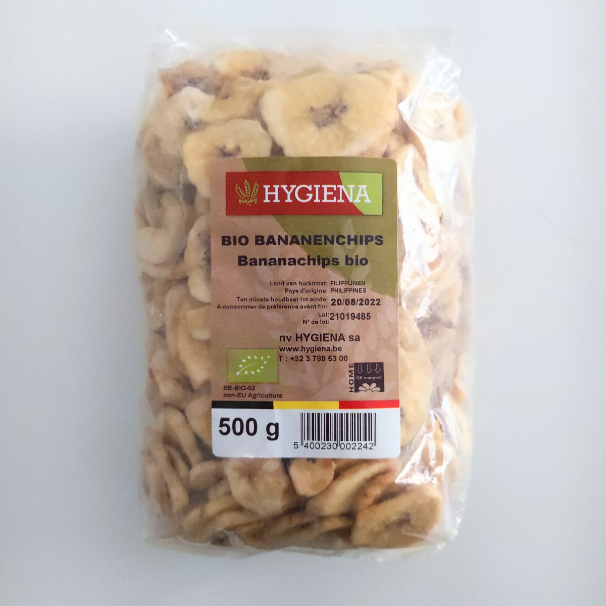 Banana Chips Bio from Hygiena - Vegan Product Reviews & Ratings | abillion