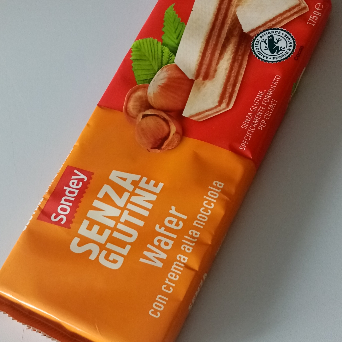 Wafer Senza Glutine Con Crema Alla Nocciola from Sondey - Vegan Product ...