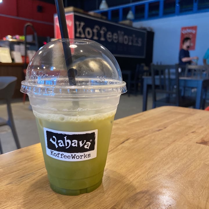 Yahava Koffee Works (Singapore) Ang Mo Kio, Singapore Iced Matcha (with ...