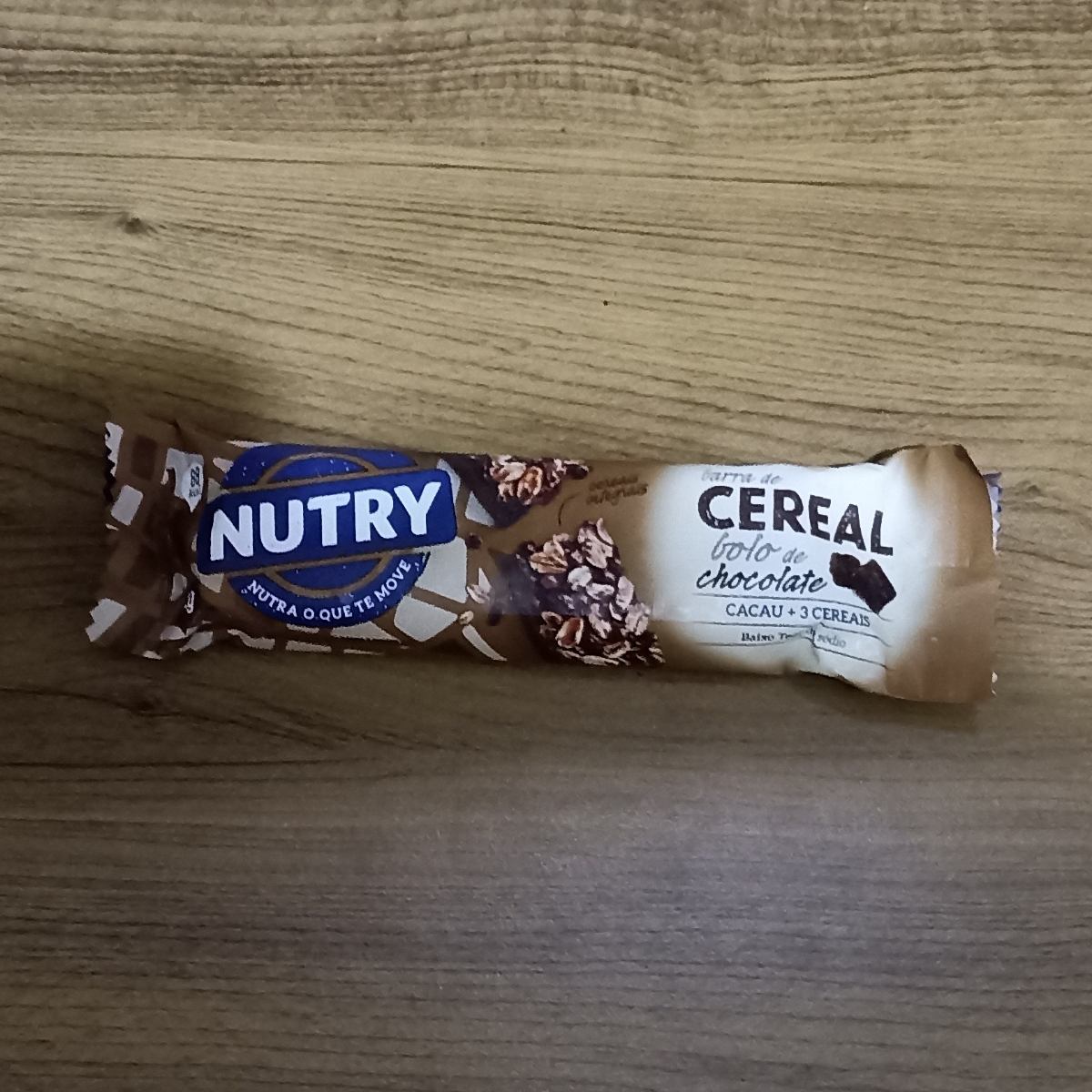 Barra de Cereal Bolo de Chocolate - Cacau+ 3 cereais from Nutry - Vegan ...
