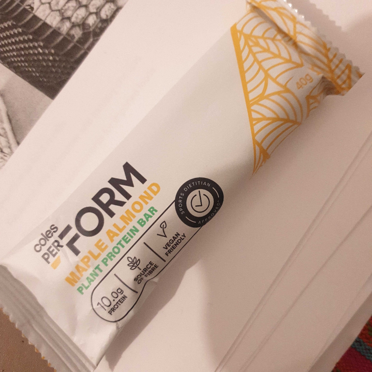 Maple Almond Protein Bar from Coles perform - Vegan Product Reviews ...