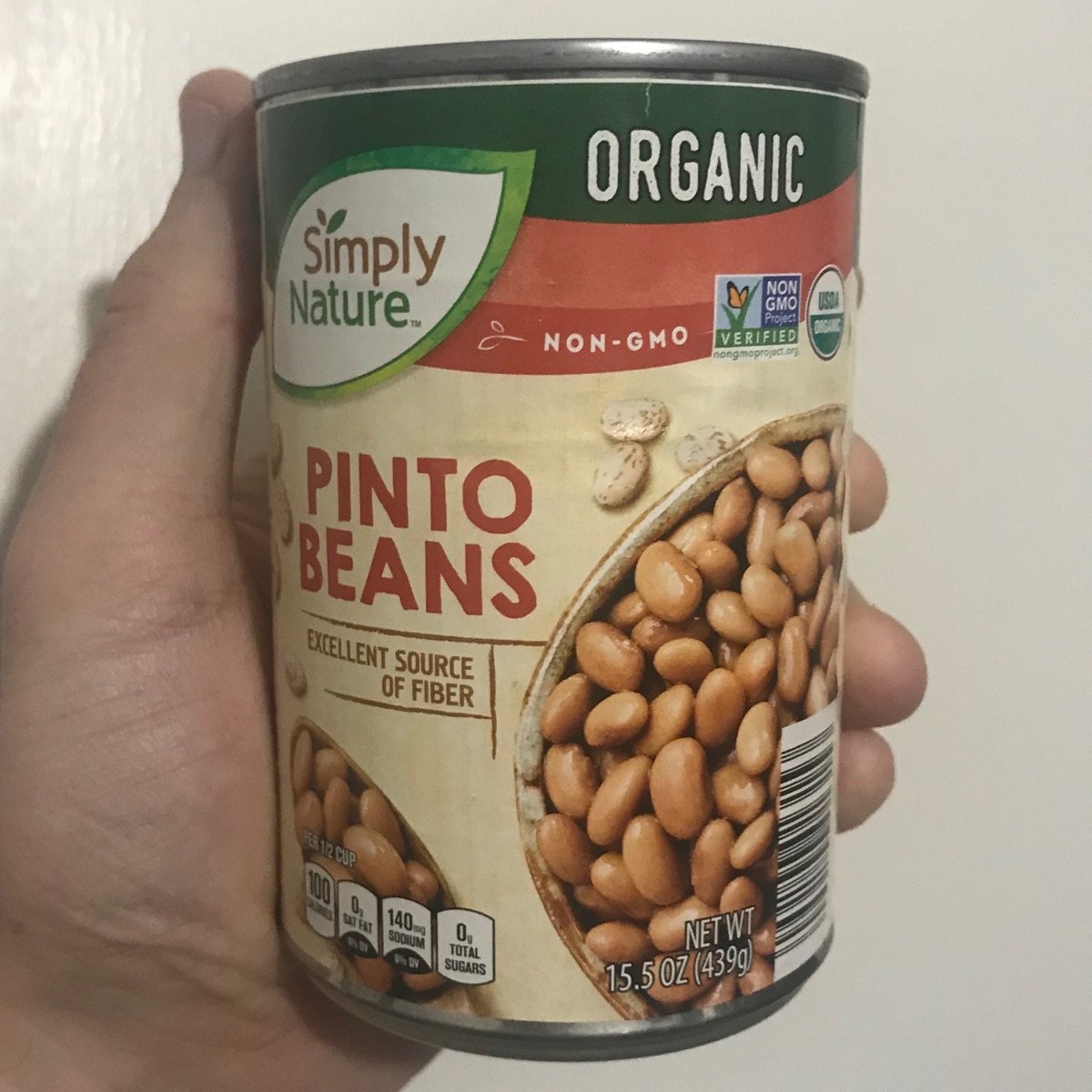 Pinto Beans from Simply Nature - Vegan Product Reviews & Ratings | abillion
