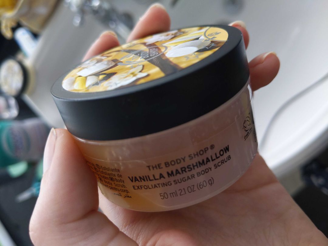 Sugar body scrub vanilla marshmallow from The Body Shop - Vegan Product ...