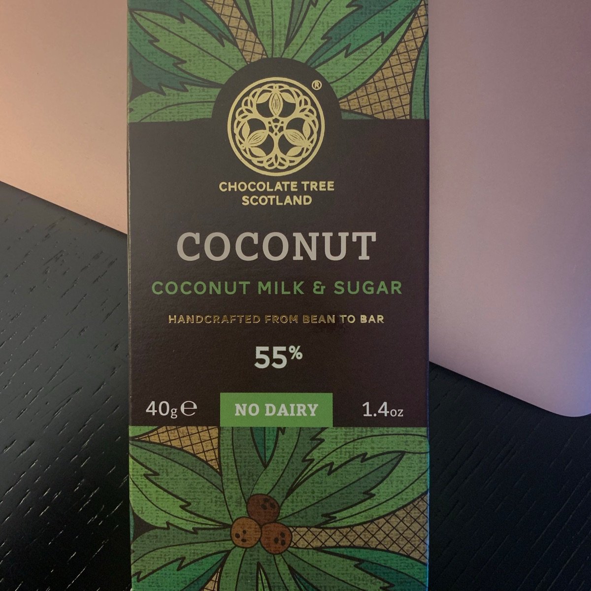 Coconut 55% Bar from Chocolate tree Scotland - Vegan Product Reviews ...